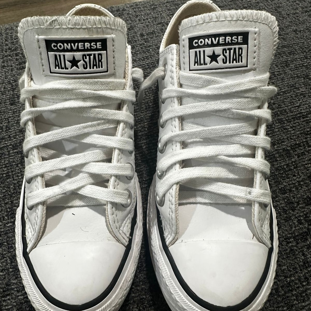 Converse All Star Kids White Sneakers - Gem